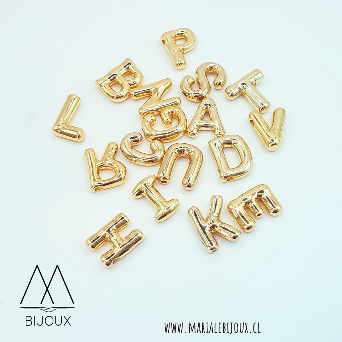 Letras doradas 10x5mm