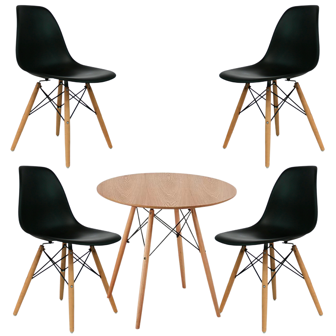 Comedor Barcelona Wood | Comedor 4 Sillas | Maricat