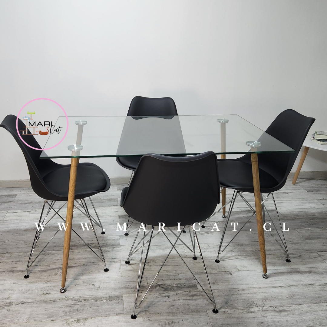 Mesa Francia + Silla Tulip Eiffel