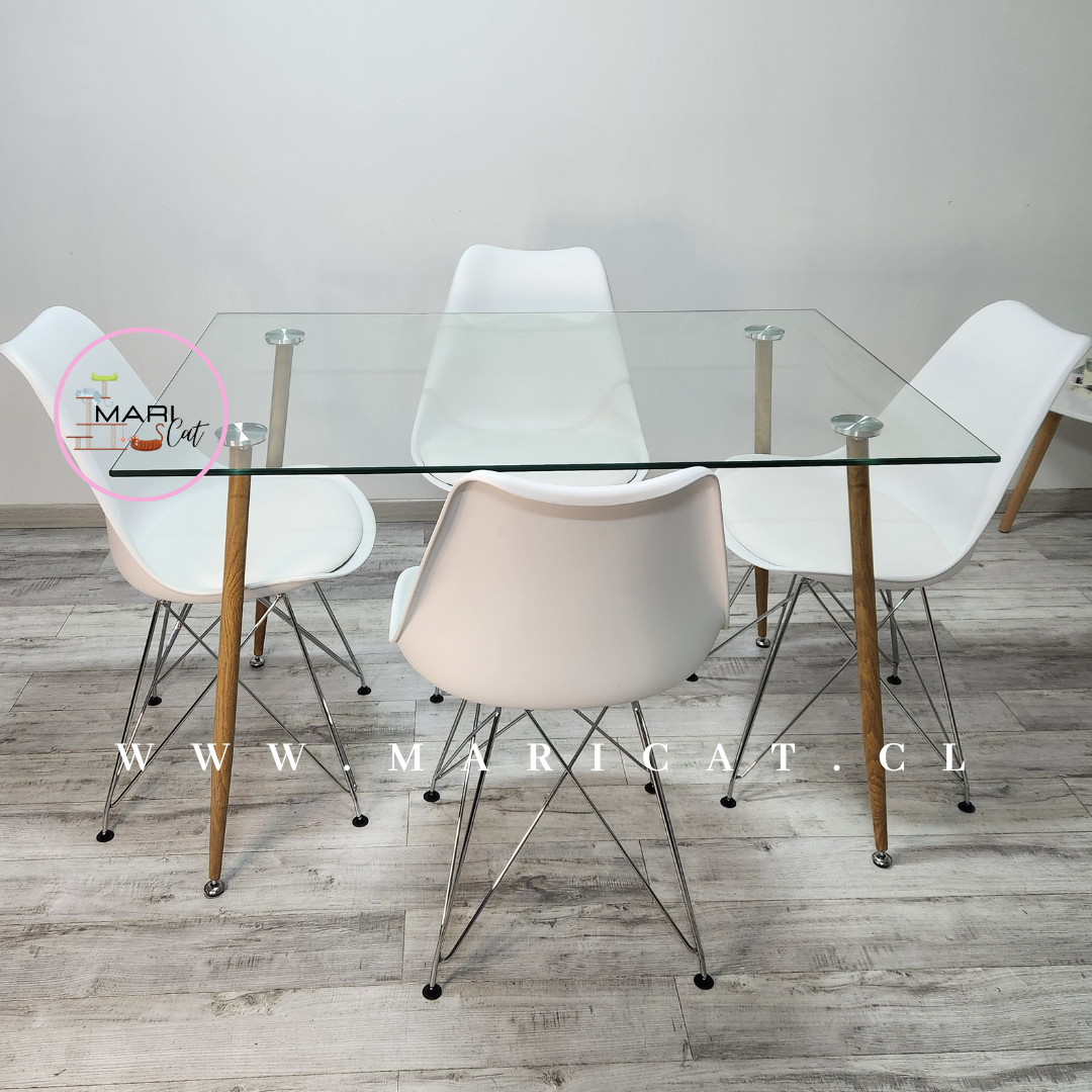 Mesa Francia + Silla Tulip Eiffel