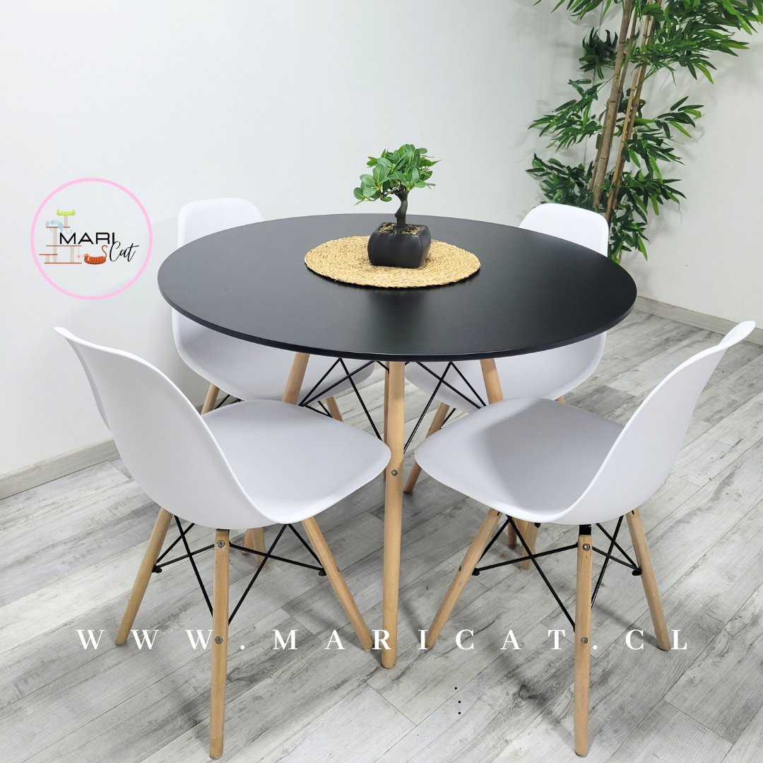 Mesa Eames MDF + Sillas Eames