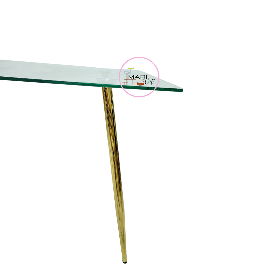 Mesa Francia Gold Rectangular