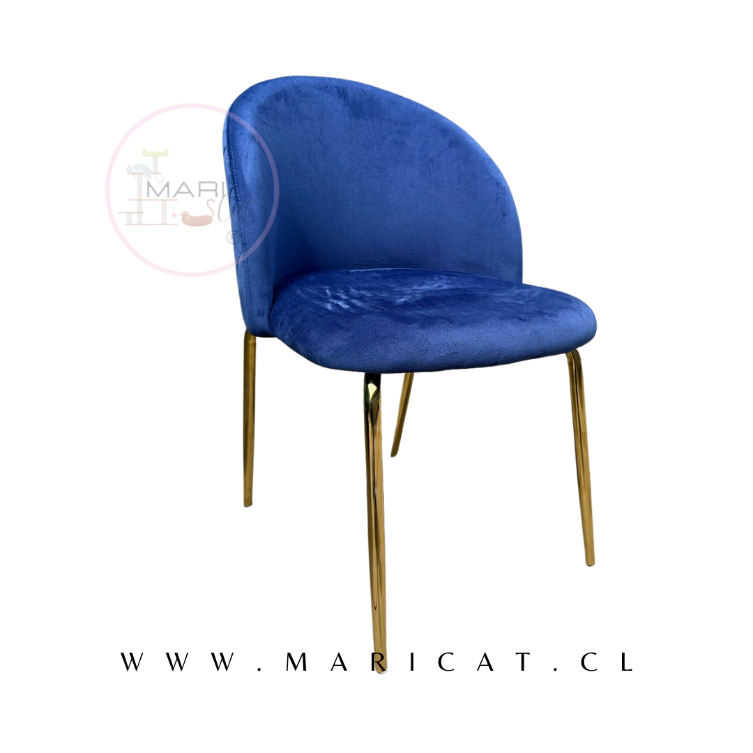 Silla Velvet Gold