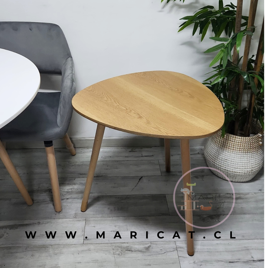 Mesa De Centro Lateral Esquinera Wood