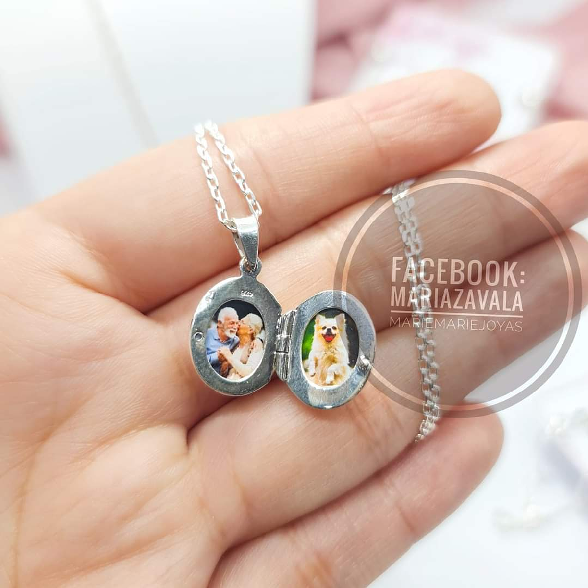 Collar Relicario Corazón