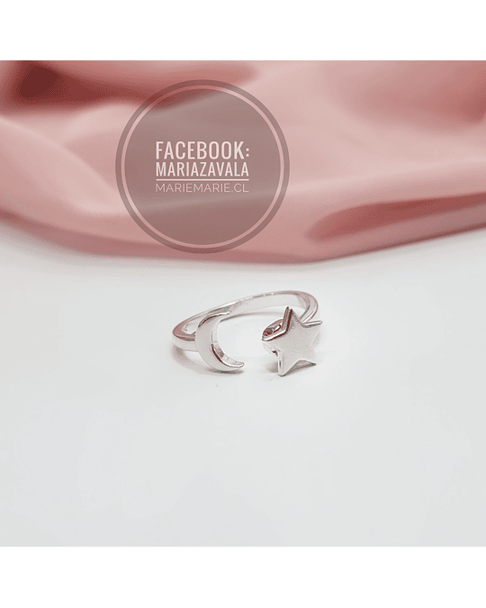 Anillo Estrella Luna