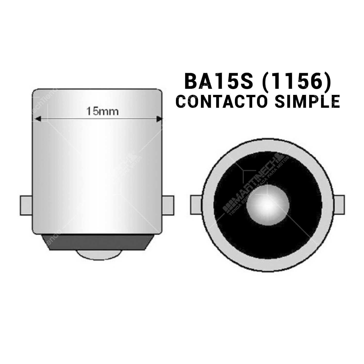 Bombillo Led Luz Direccional Ambar Amarillo Alta Intensid...