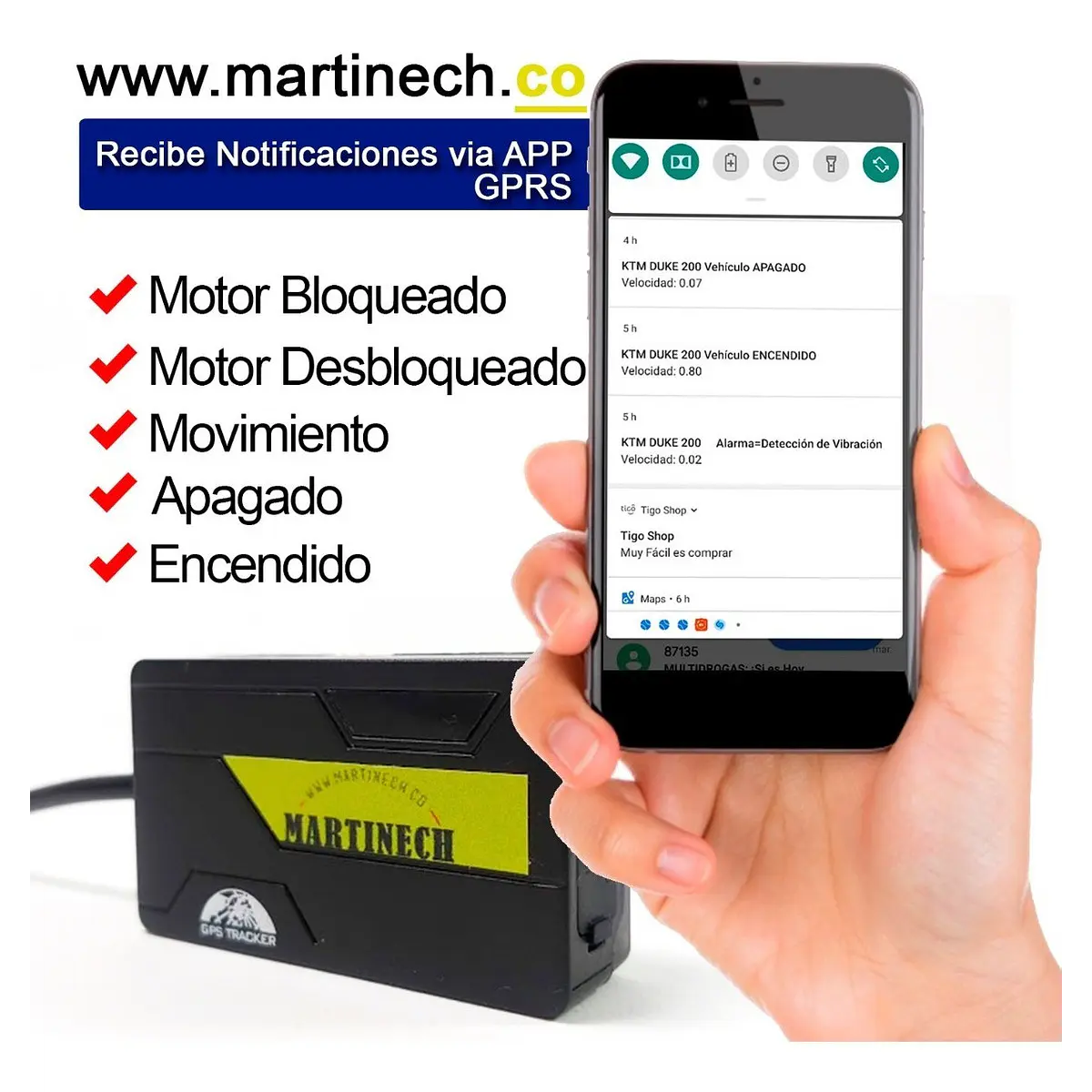 Gps Moto O Carro Bloqueo De Motor App Y Plataforma Web