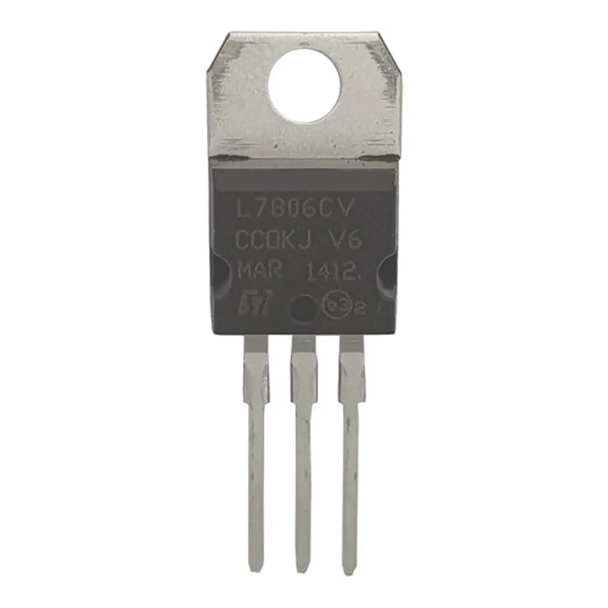 Regulador De Voltaje L7806cv Cc0kj Pack De 5 Unidades