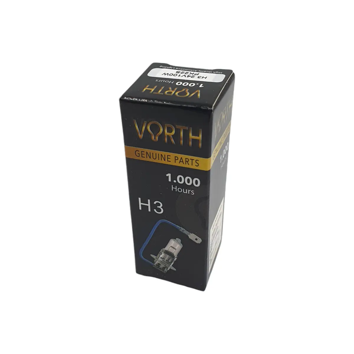 AMPOLETA VORTH 800 HORAS H3 24V 100W