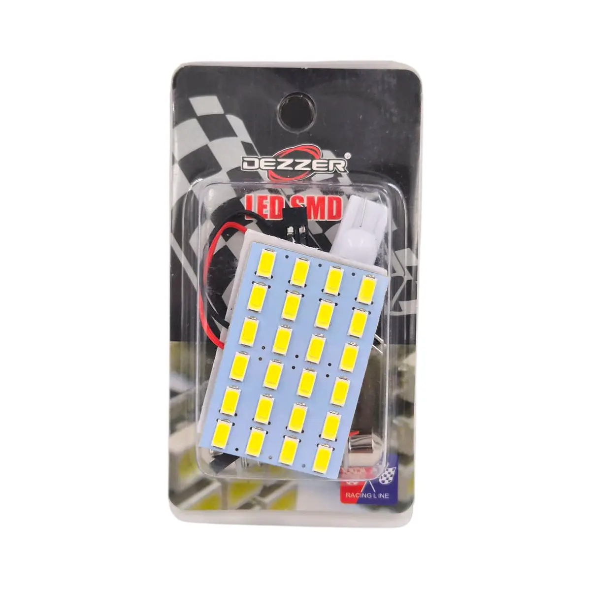 Placa Led 24 Led 12V Interior De Techo Para Auto