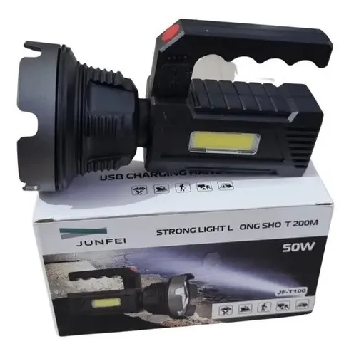 Linterna Led Largo Alcance Recargable Usb 500mts