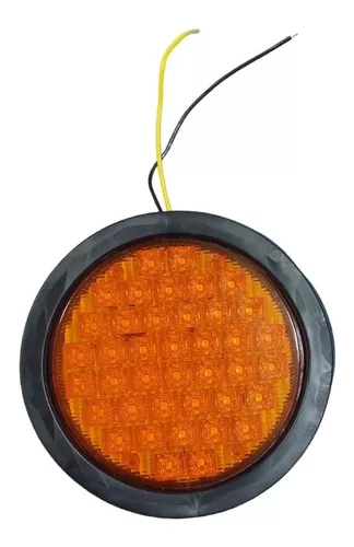 Pack X2 Foco Led Redondo 4 Pulgadas 24 Volt. Camion/remolque