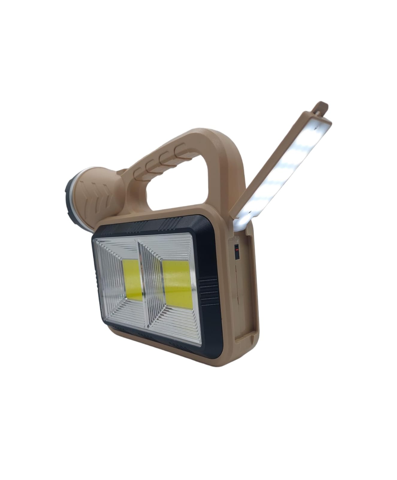 Linterna Recargable Usb Y Panel Solar