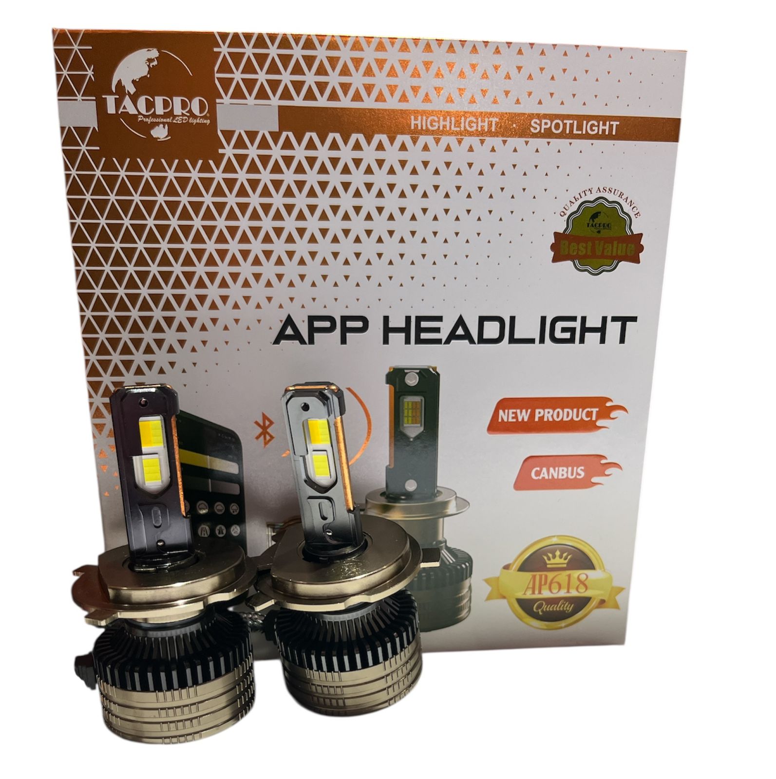TURBO LED H7 APP LED HEADLIGHT BICOLOR (25008)