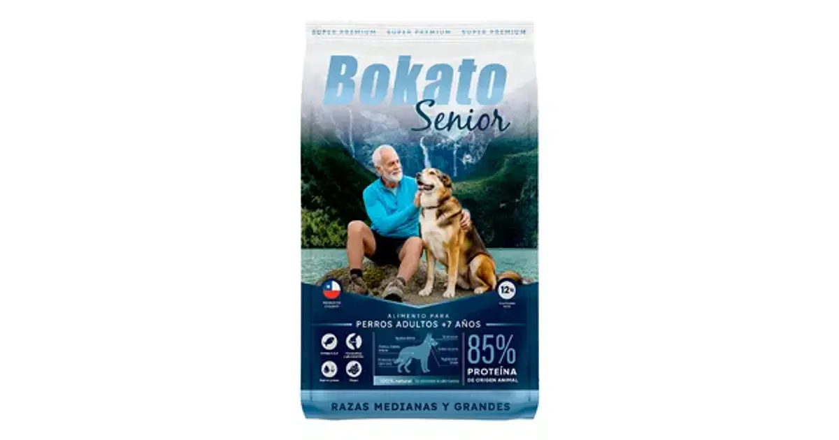 Bokato Senior Super Premium 12 kilos: Nutrición Avanzada (12
