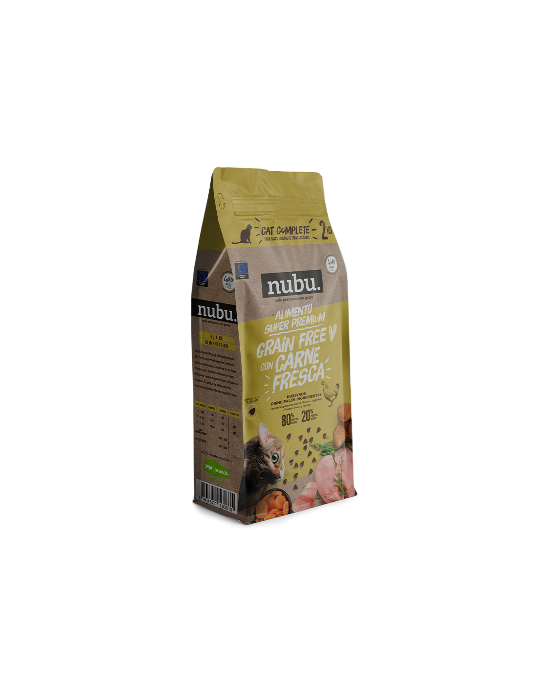 Alimento Super Premium Nubu Cat Complete 2 Kg