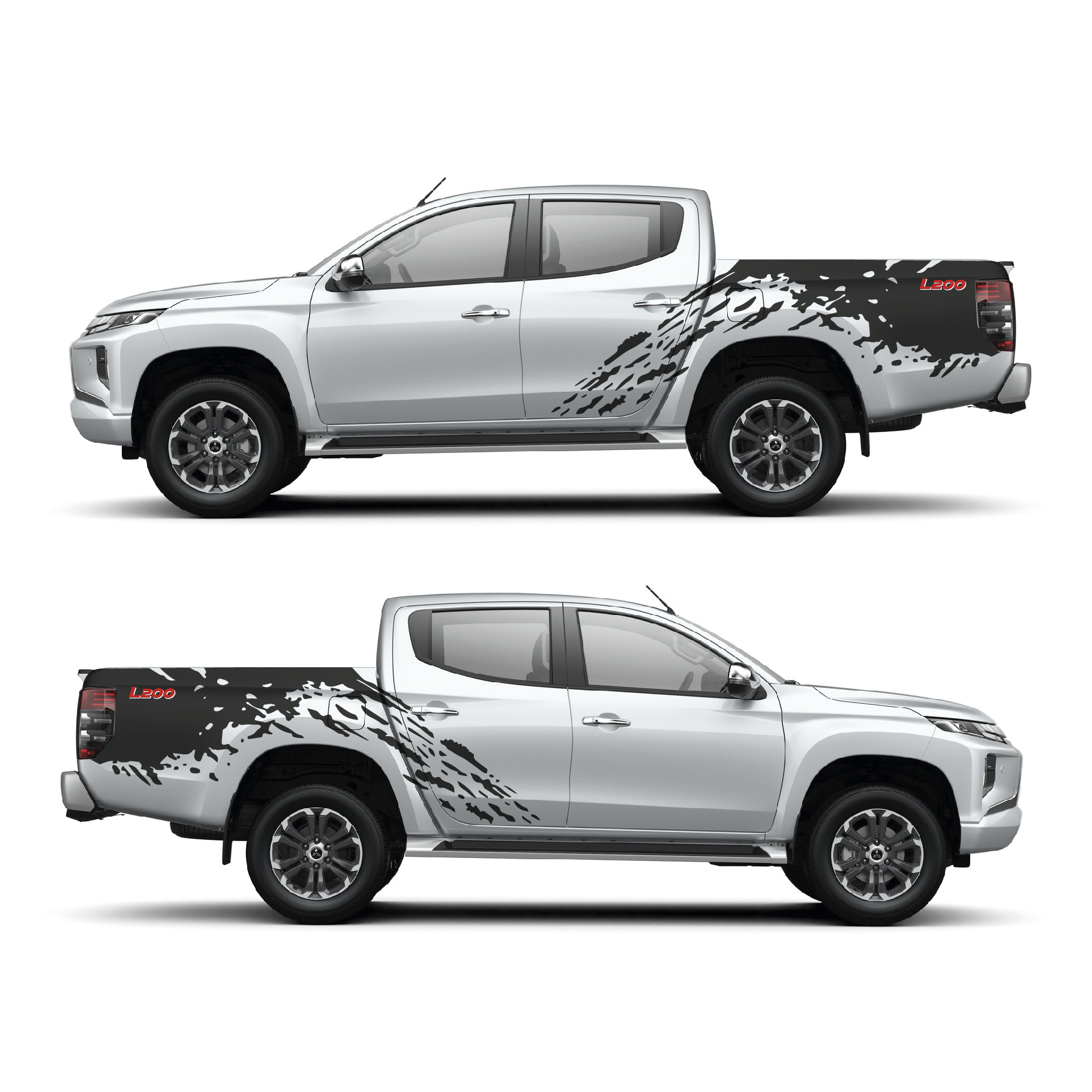 Sticker barro fango splash para pickup y camionetas 4x4