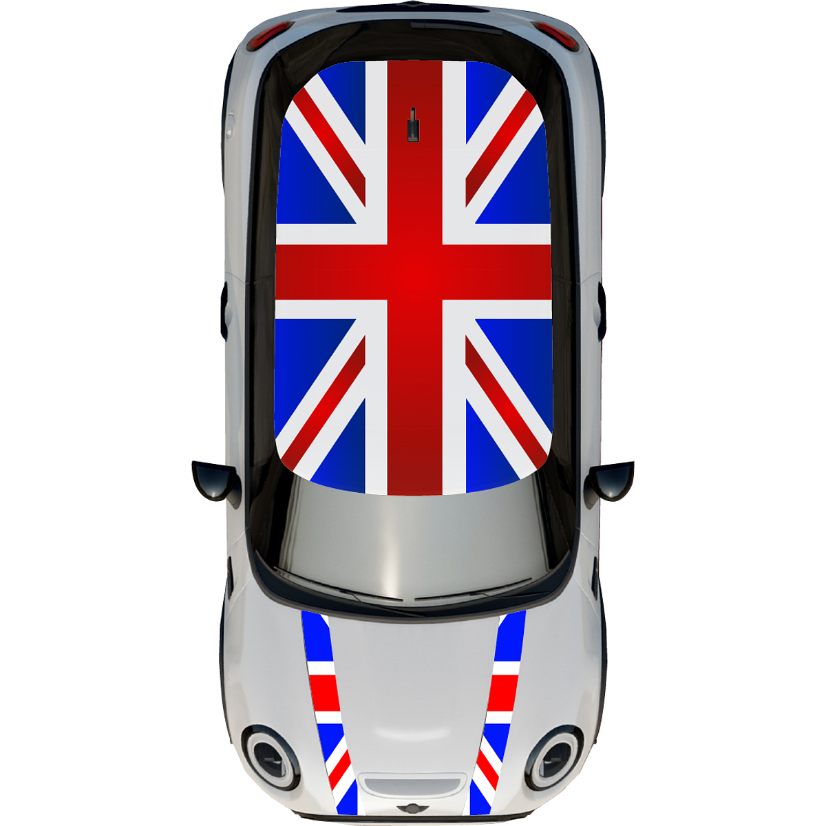 Kit de gráficos techo y franjas para mini cooper