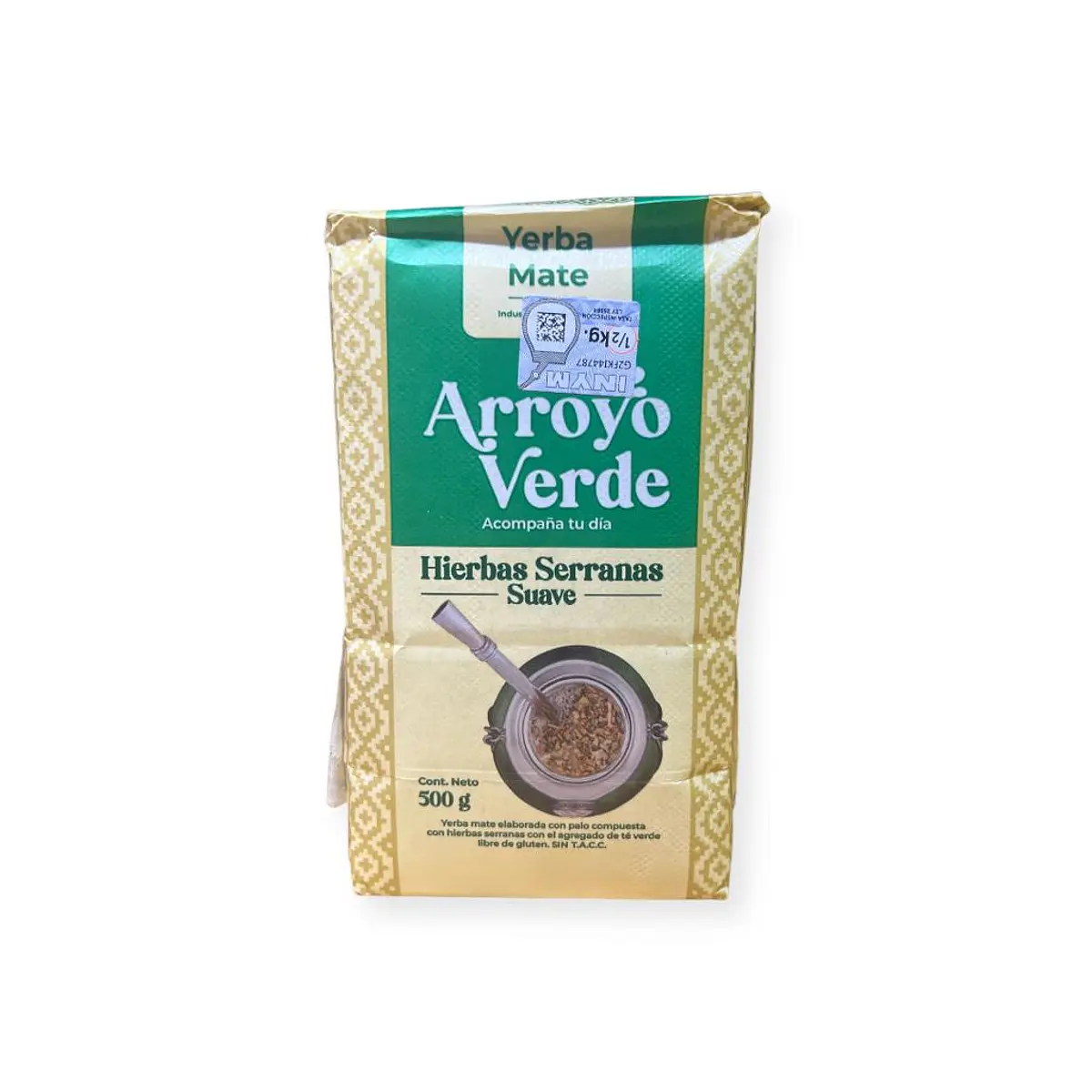 Yerba Mate Arroyo Verde Hierbas Serranas 500 grs
