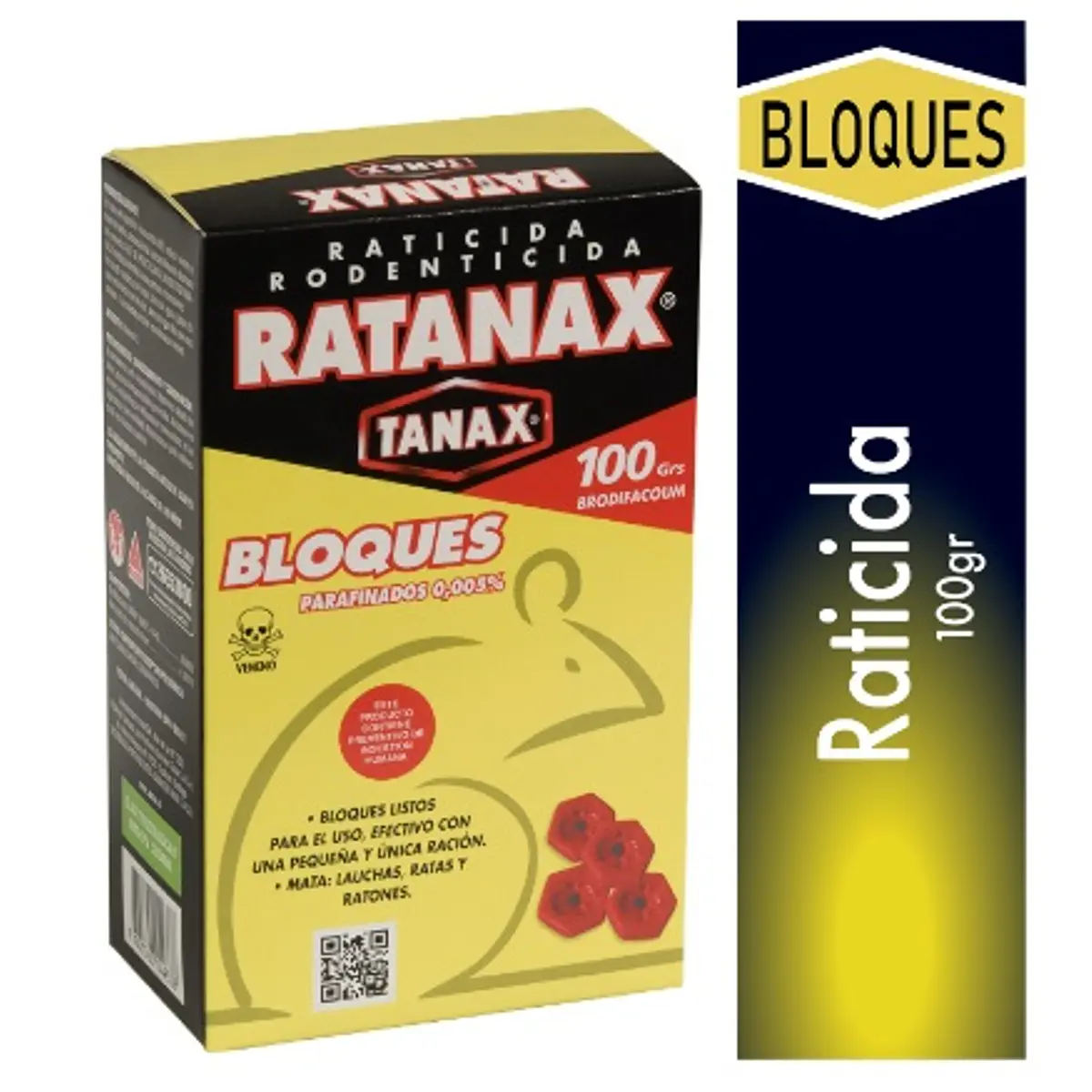 RATICIDA RATANAX EN PELLET 100grs | MAVS CLEAN