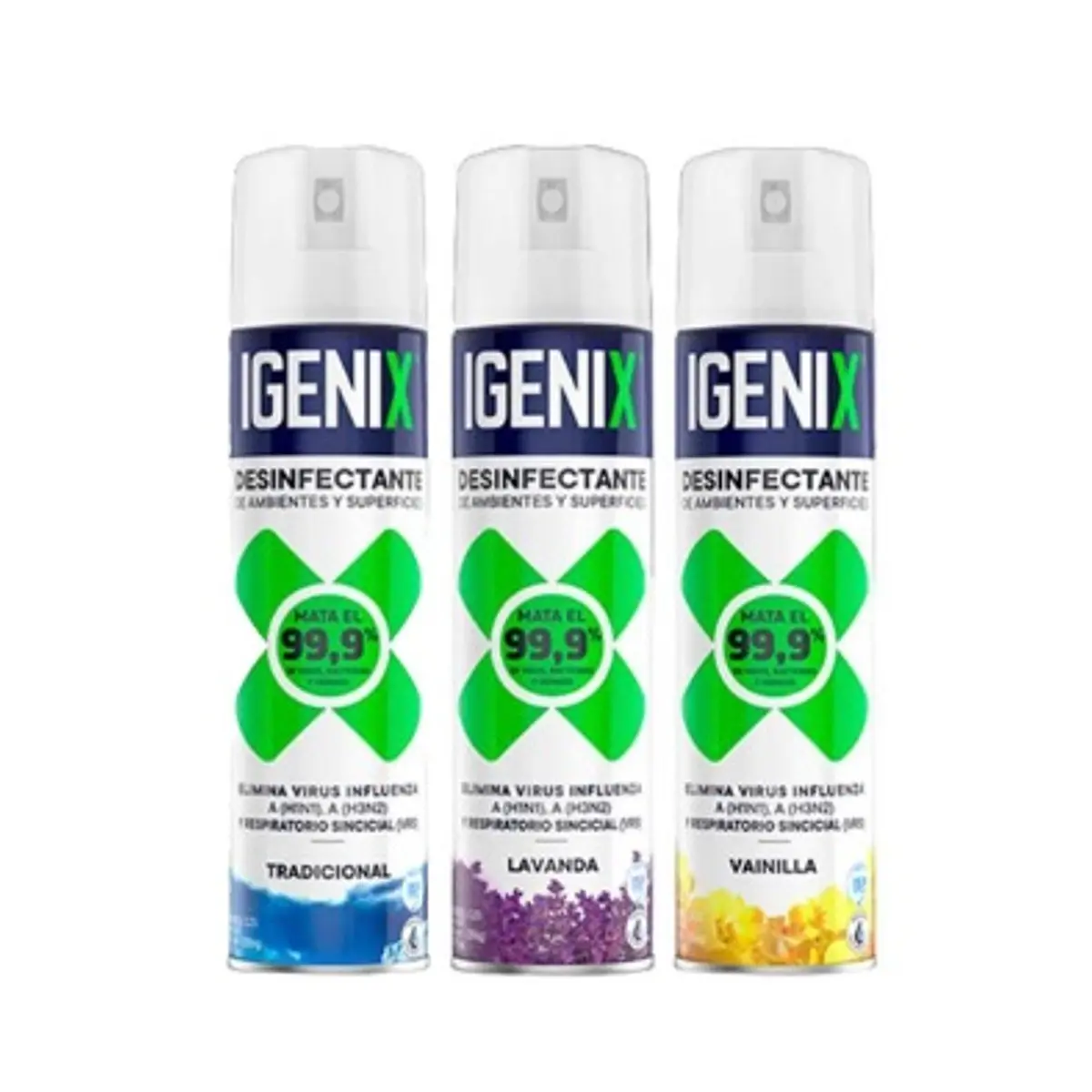 DESINFECTANTE IGENIX SPRAY 360cc VARIEDADES | MAVS CLEAN