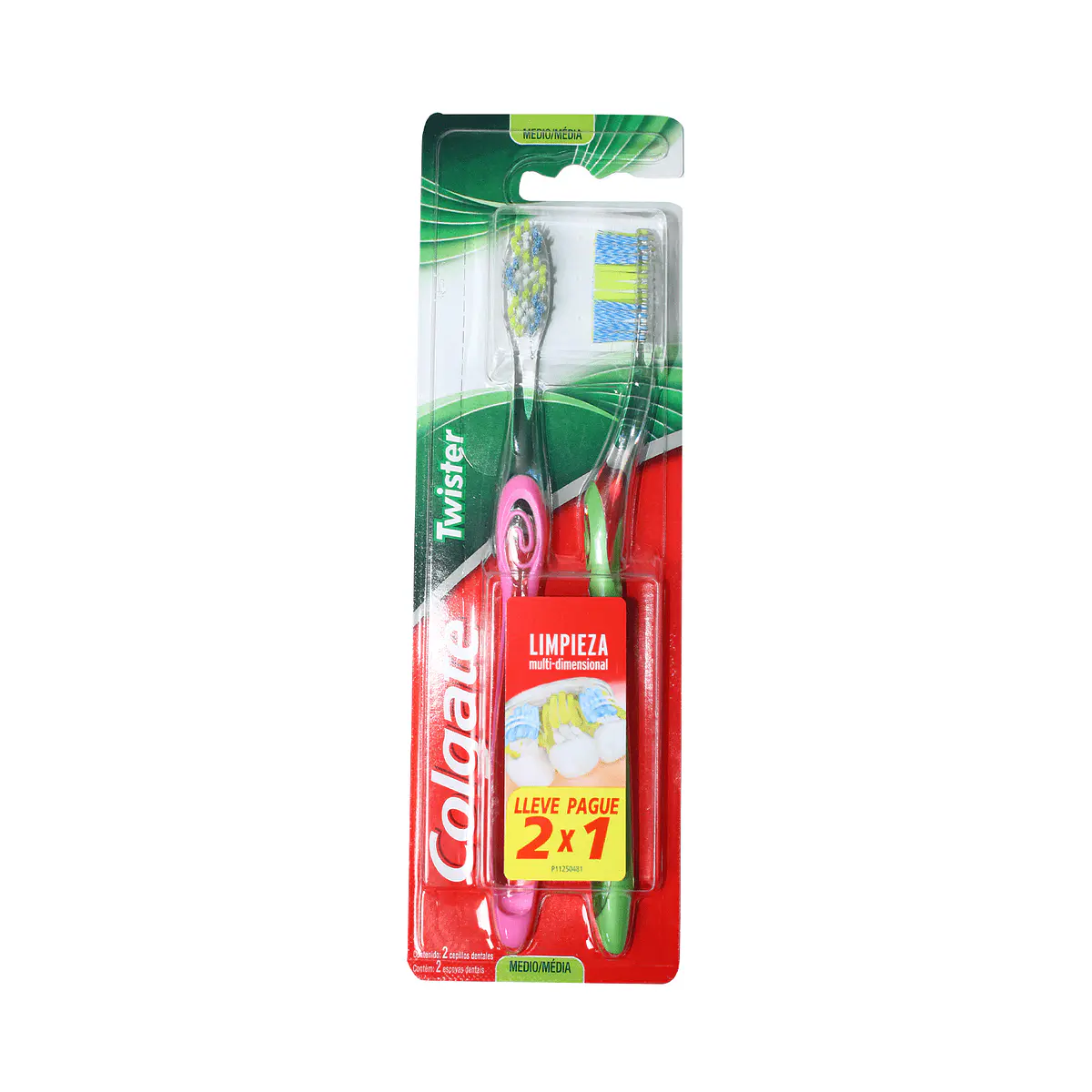 CEPILLO DENTAL COLGATE TWISTER PACK 2un | MAVS CLEAN