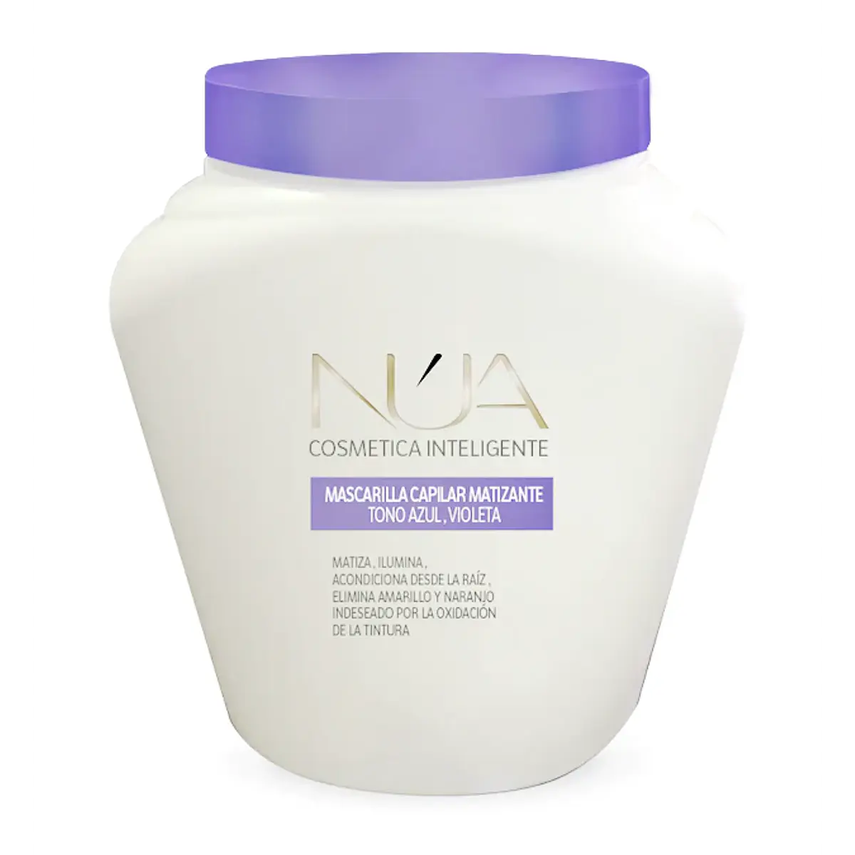 PACK 6 UNIDADES CREMA CAPILAR NÚA MATIZANTE AZUL VIOLETA 100 | Max Limpio