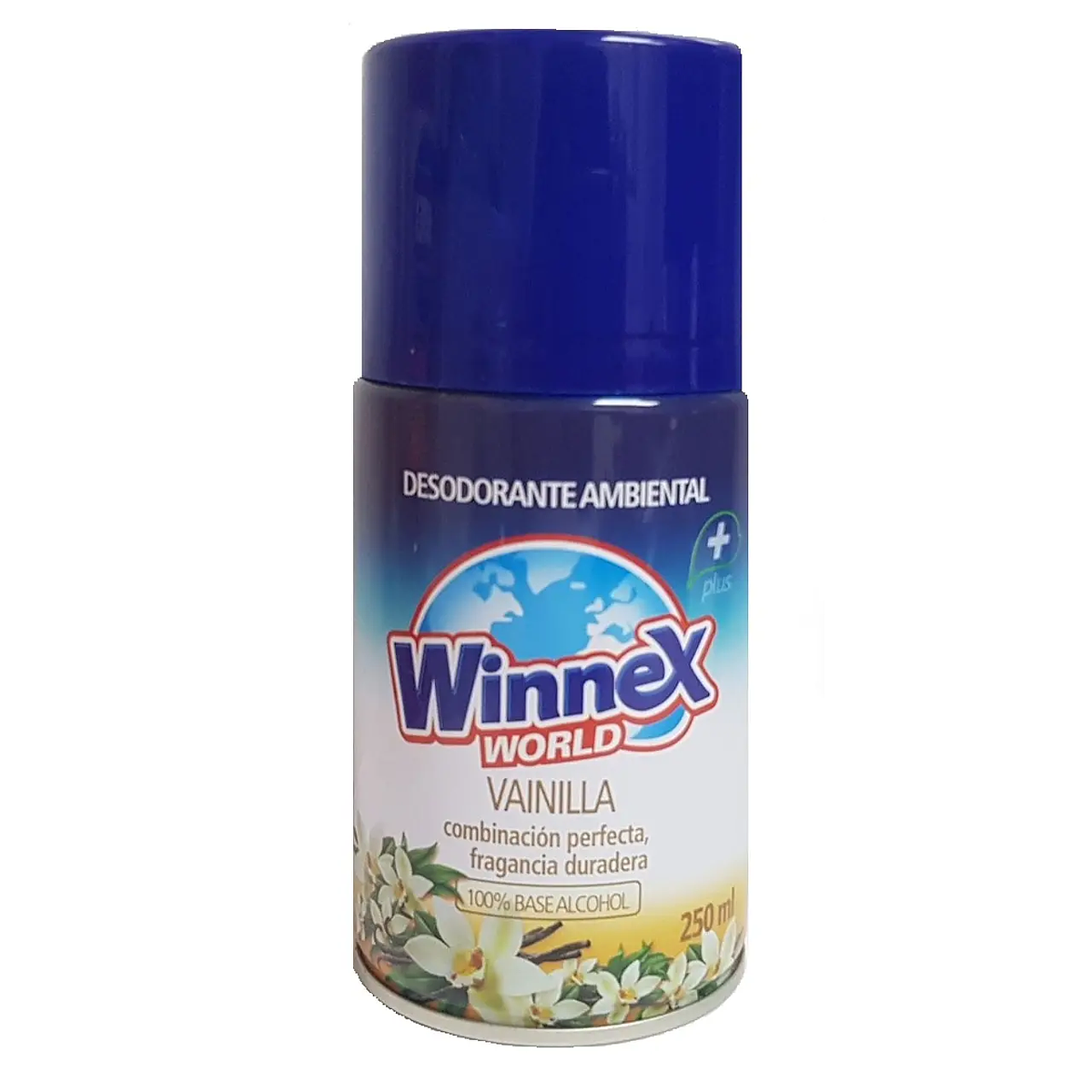 DESODORANTE AMBIENTAL WINNEX WORLD VAINILLA 250 ML | Max Limpio
