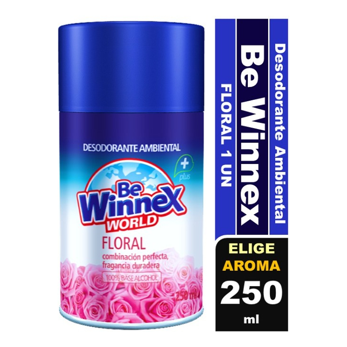 DESODORANTE AMBIENTAL WINNEX FLORAL 250 ML | Max Limpio