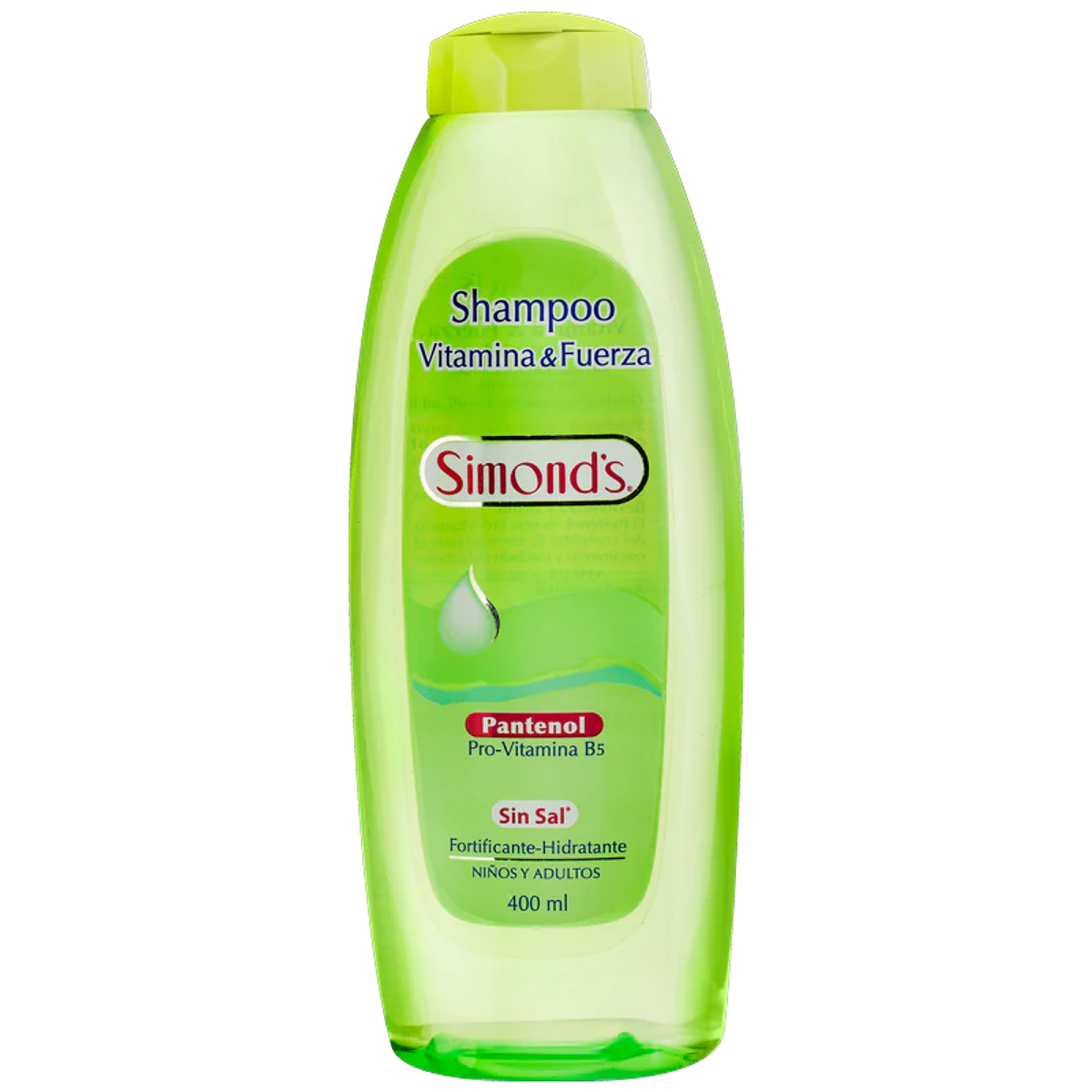 SHAMPOO SIMONDS VITAMINA Y FUERZA 400 ML | Max Limpio