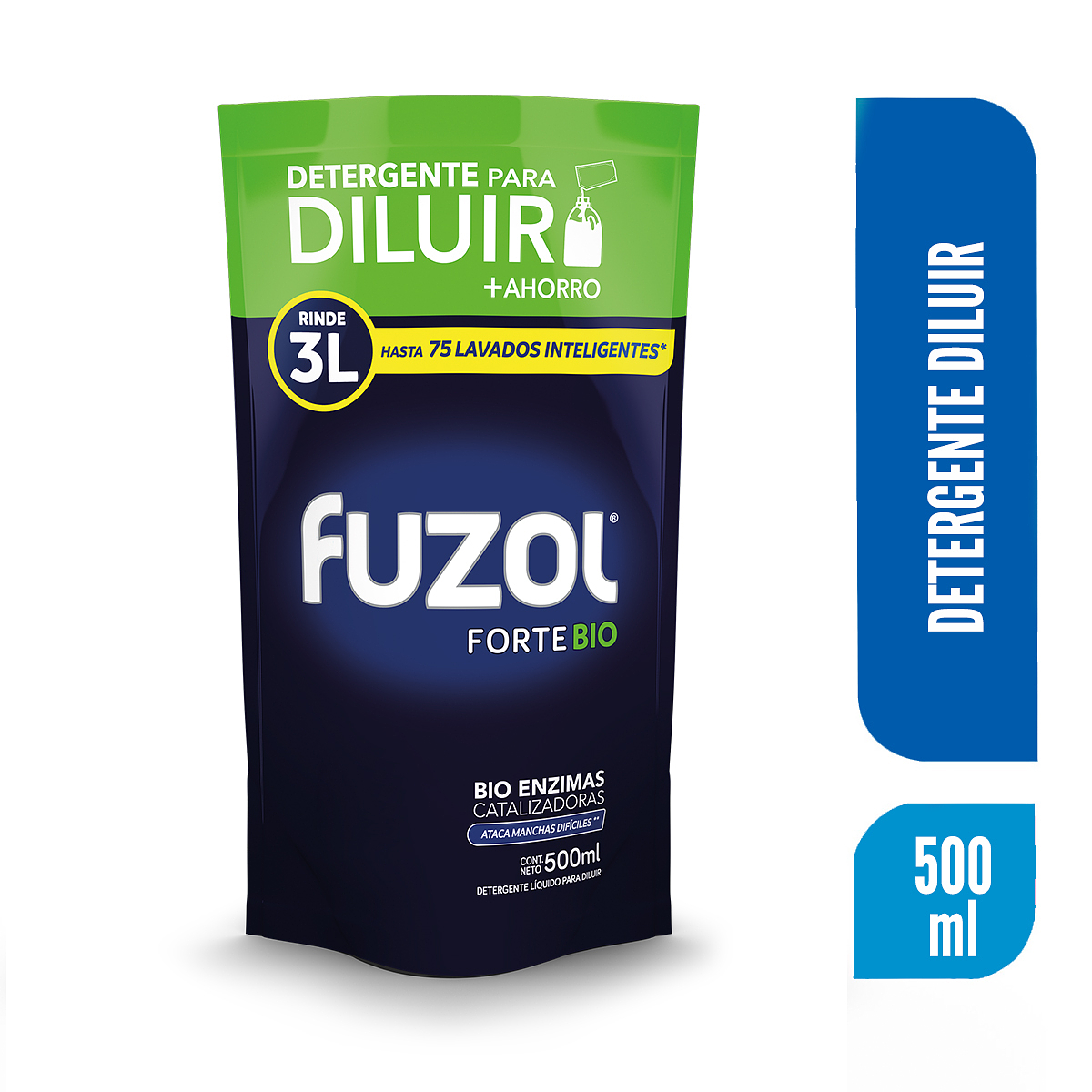 DETERGENTE FUZOL FORTE PARA DILUIR 500 ML | Max Limpio