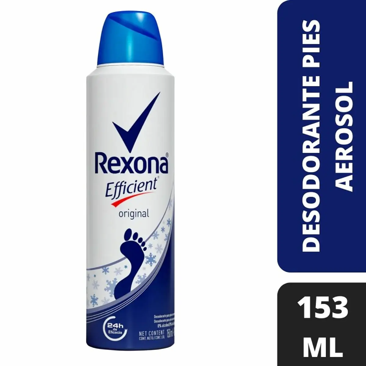 TALCO PARA PIES REXONA EFFICIENT SPRAY 153 ML | Max Limpio