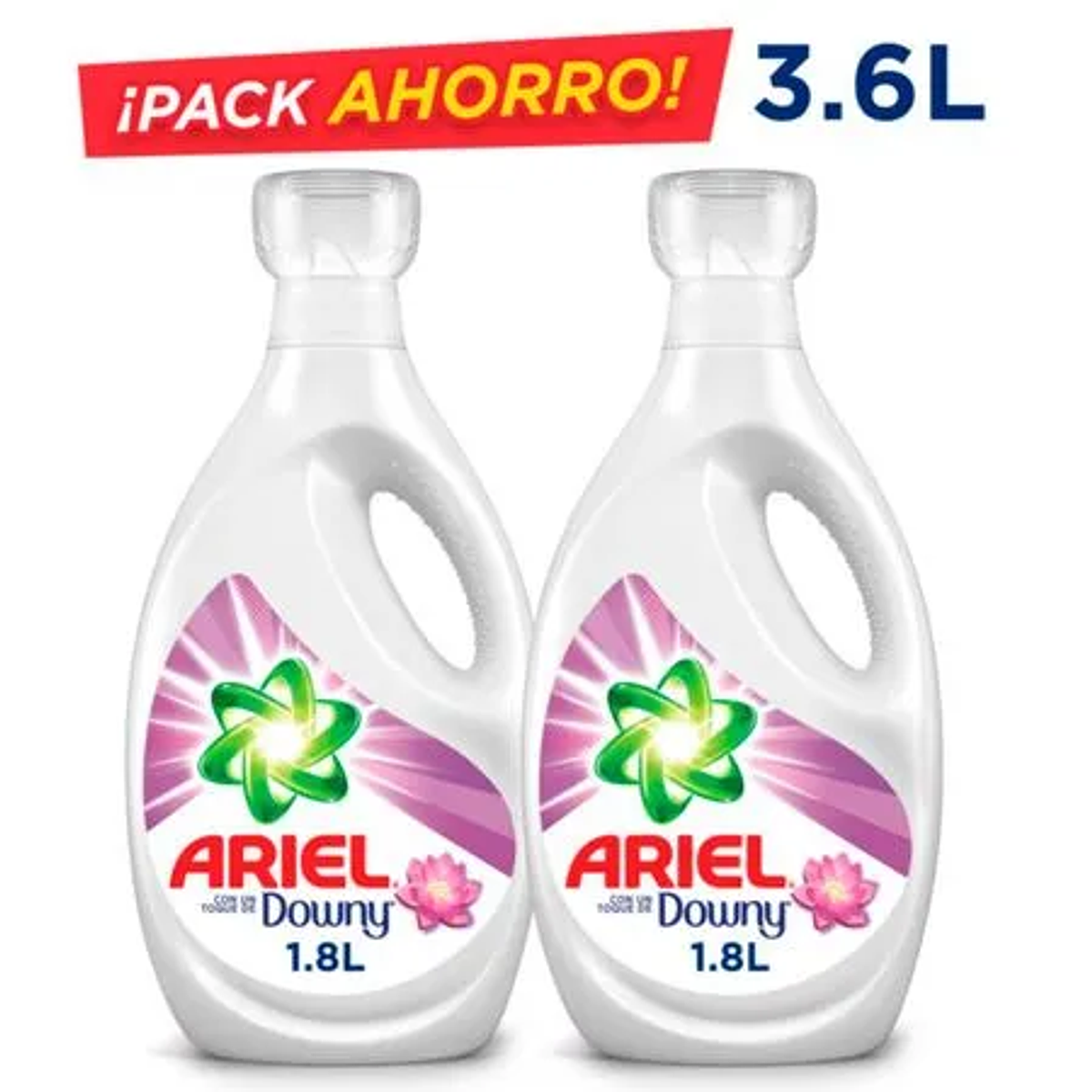PACK X2 DETERGENTE ARIEL LIQUIDO DOWNY 1.8 LTS C/U | Max Limpio