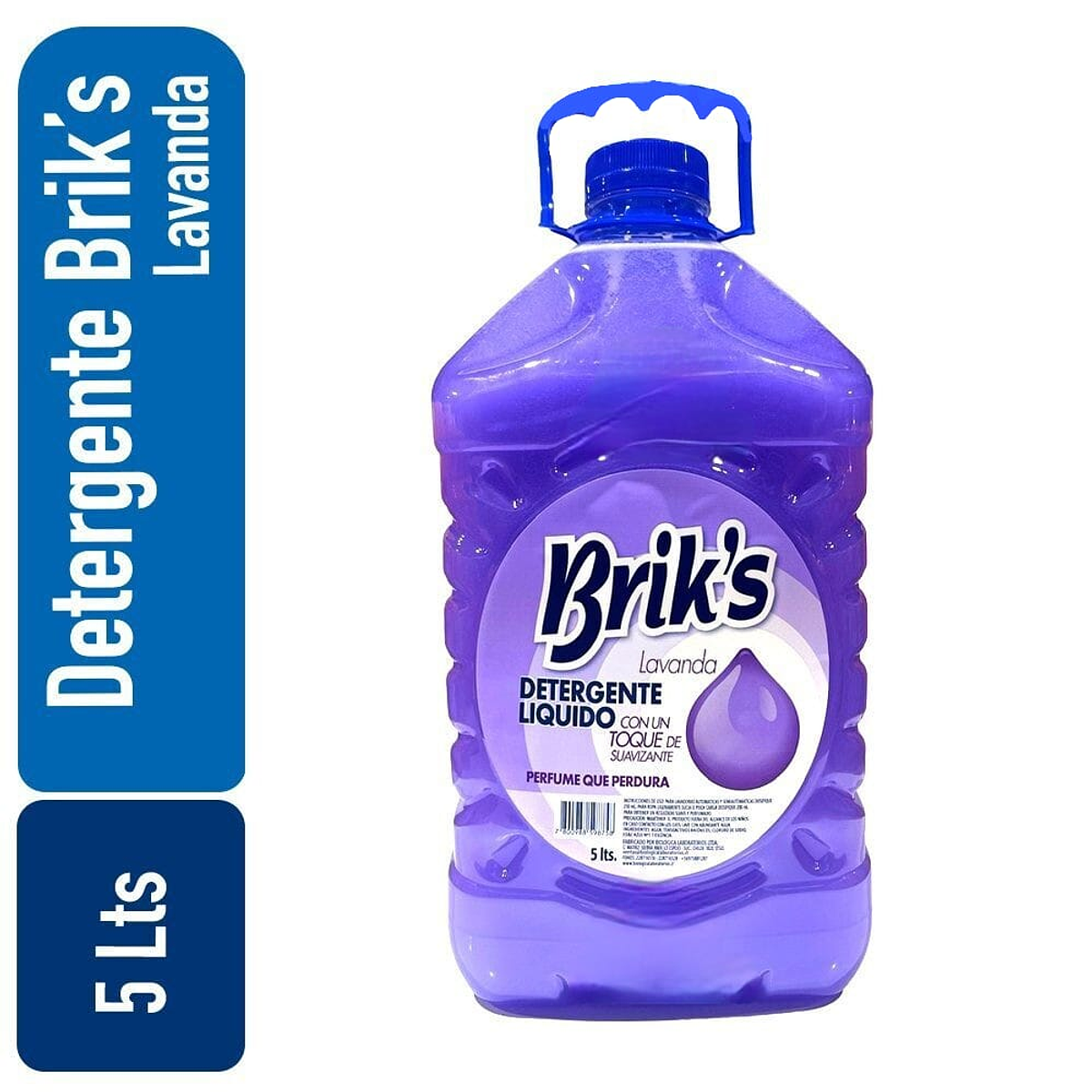 BRIK´S DETERGENTE LIQUIDO CON SUAVIZANTE MORADO 5 LT | Max Limpio