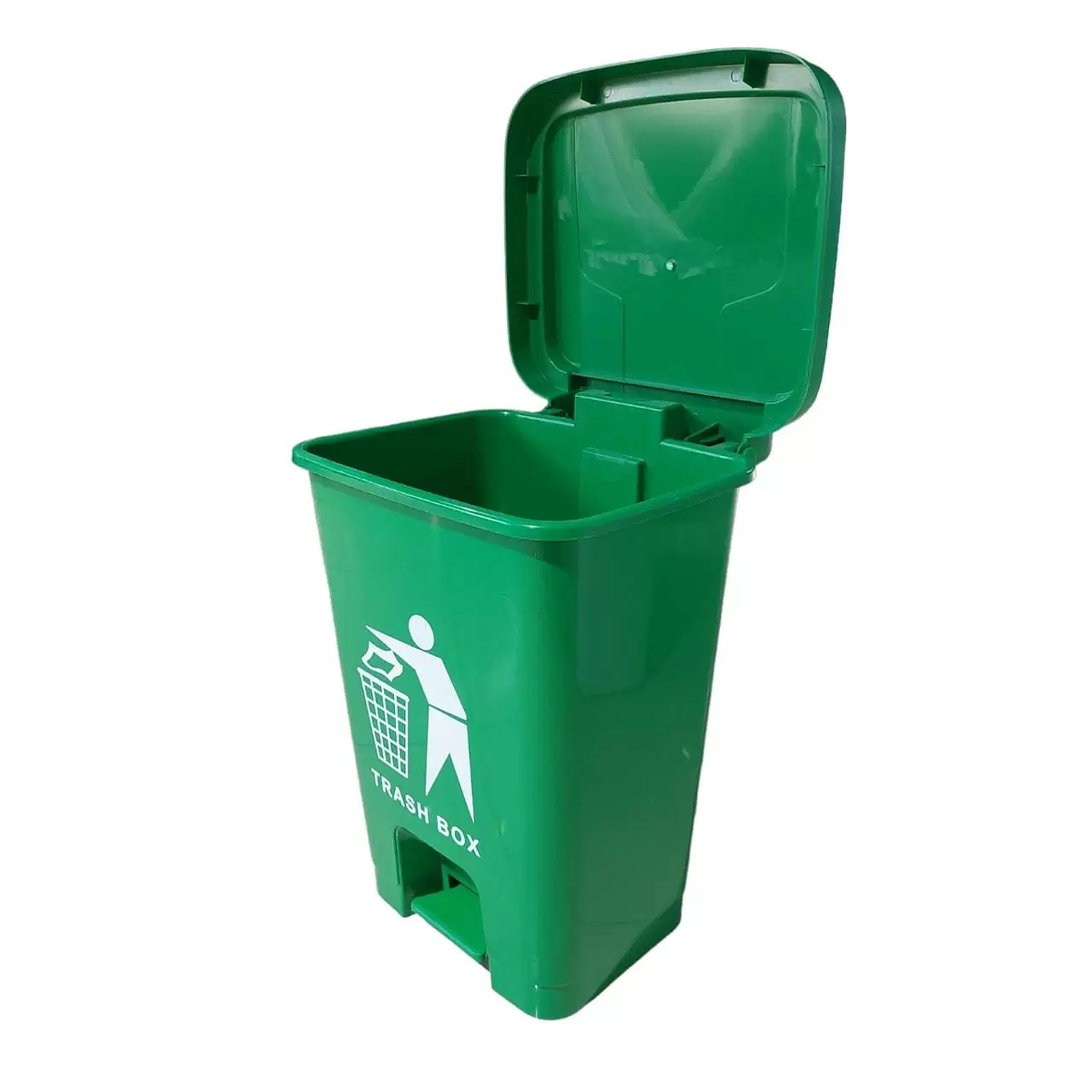 BASURERO PLÁSTICO CON TAPA Y PEDAL 25 LITROS | Max Limpio