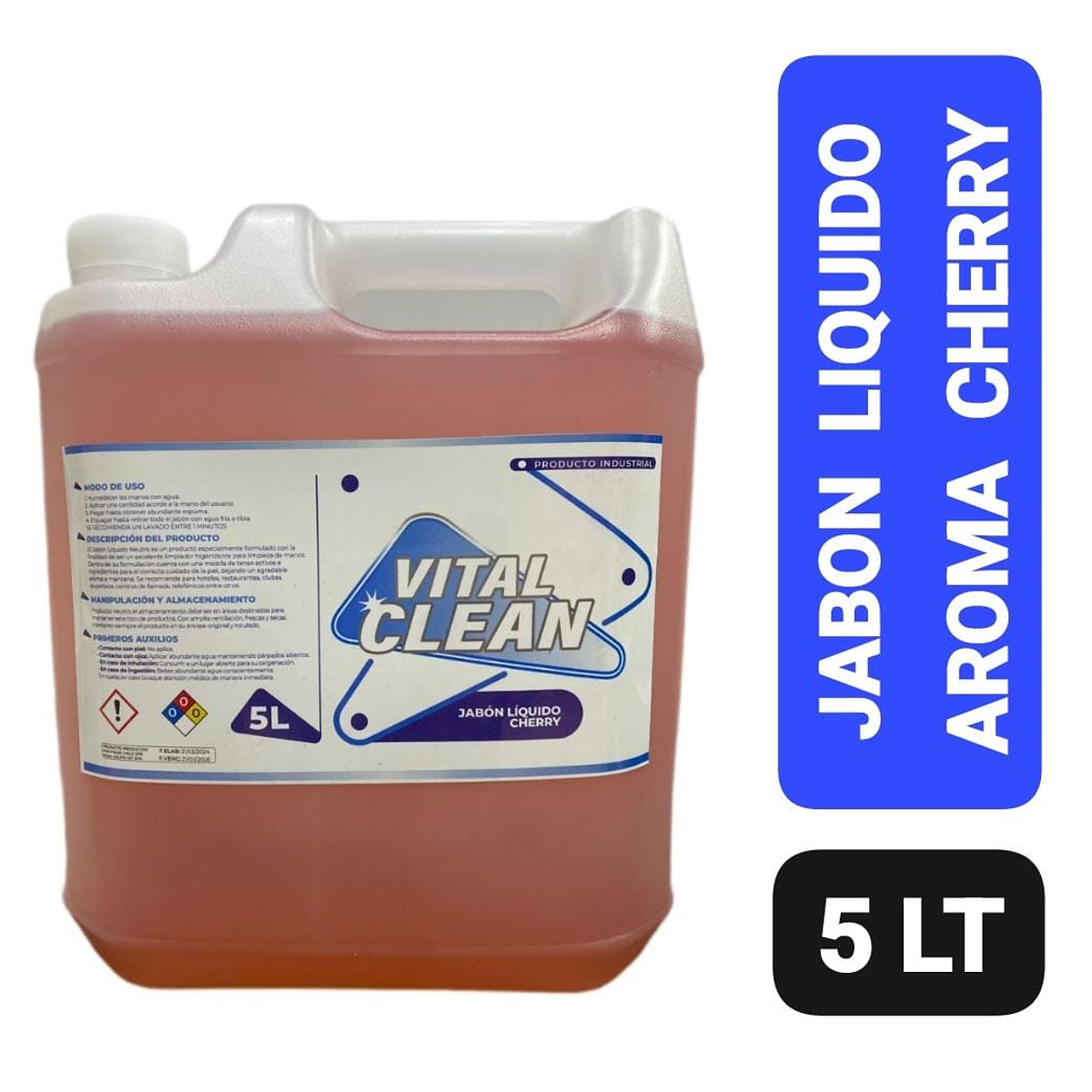 VITAL CLEAN JABON LIQUIDO VARIEDADES 5 LTS | Max Limpio