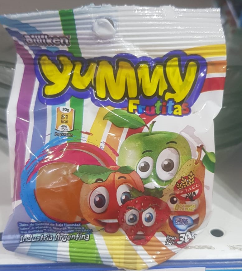 YUMMY *FRUTITAS* X 30 GRS.
