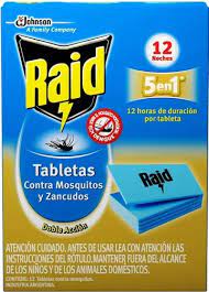 X 24 UNIDADES *** TABLETAS RAID