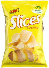 * X 500 GRS * PAPAS SLICES CLASICAS