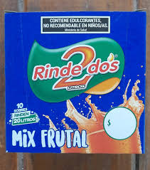 JUGO RINDE 2 MIX FRUTAL CAJA X 10 SOBRES