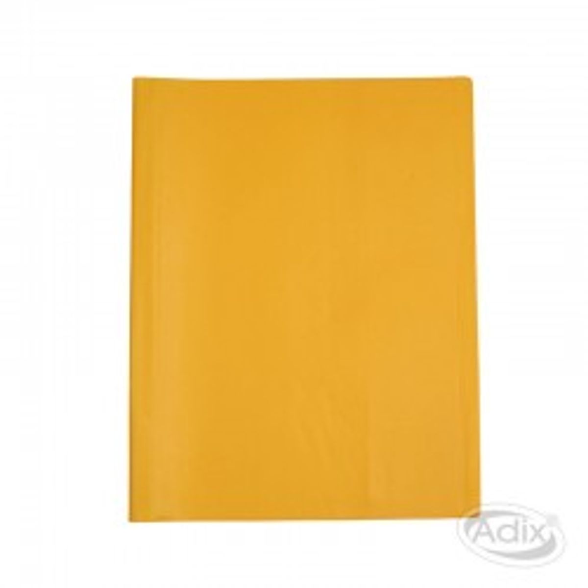 Forro cuaderno college pvc amarillo adix*m10(25)
