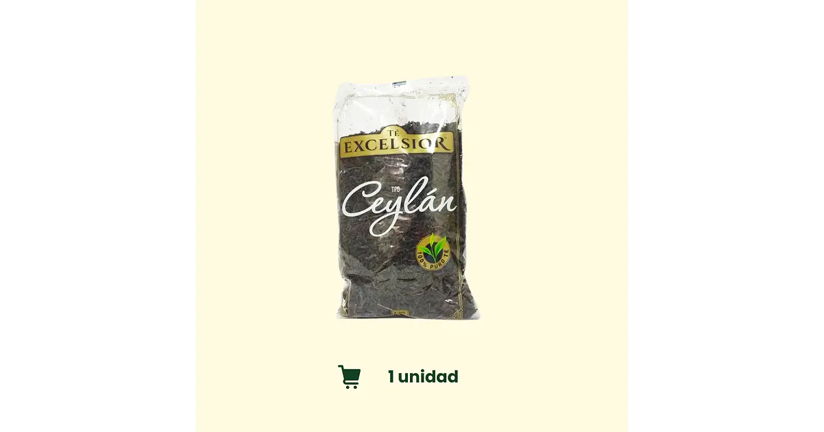 Té Ceylán Excelsior 125 g – Té Negro a Granel