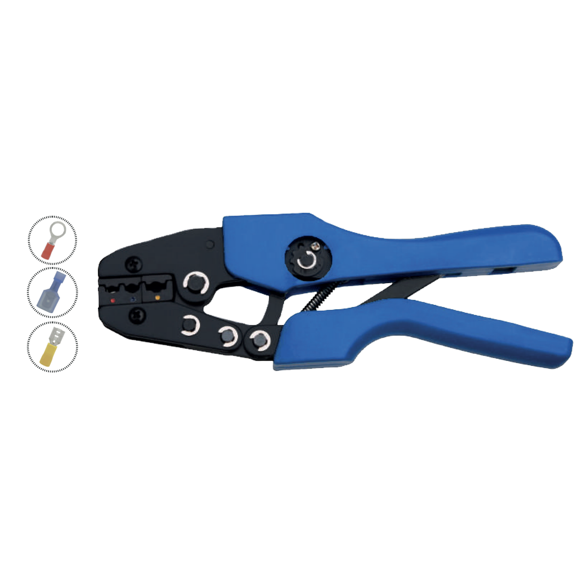 PRENSA TERMINAL MANUAL PARA TERMINALES OJAL, NYLON, PIN, RAN | MCR ...