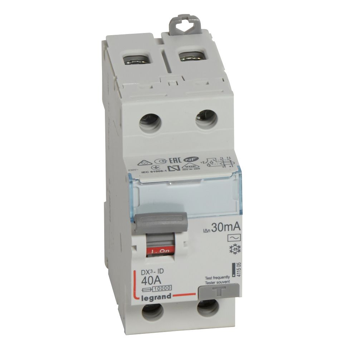 INTERRUPTOR DIFERENCIAL DX3 2P 40A 30ma 230V LEGRAND | MCR suministros