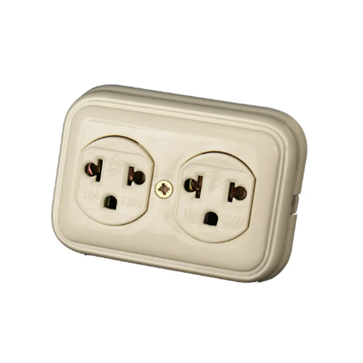 TOMACORRIENTE PARA ADOSAR PLASTICO ABS 16A CON LINEA A TI... | MCR ...