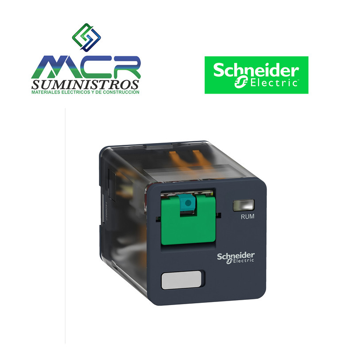 RELAY UNIVERSAL 24VDC 3CA 10A IP40 11 PINES Schneider | MCR suministros