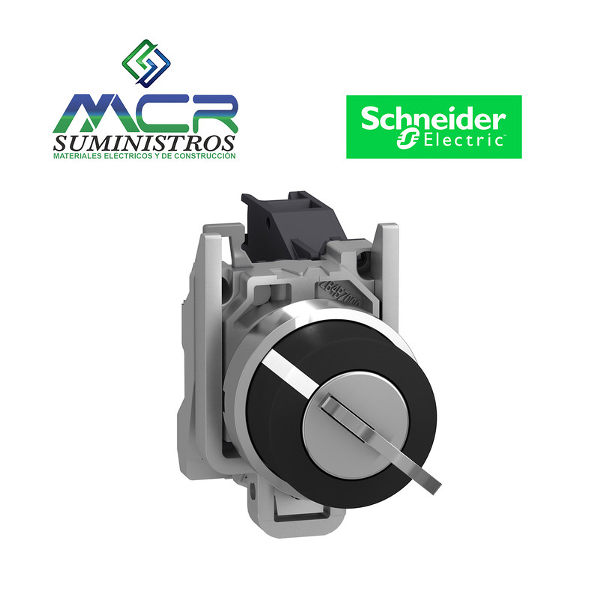 SELECTOR METAL CON LLAVE 2 POSICIONES FIJAS 1NA Schneider | MCR ...