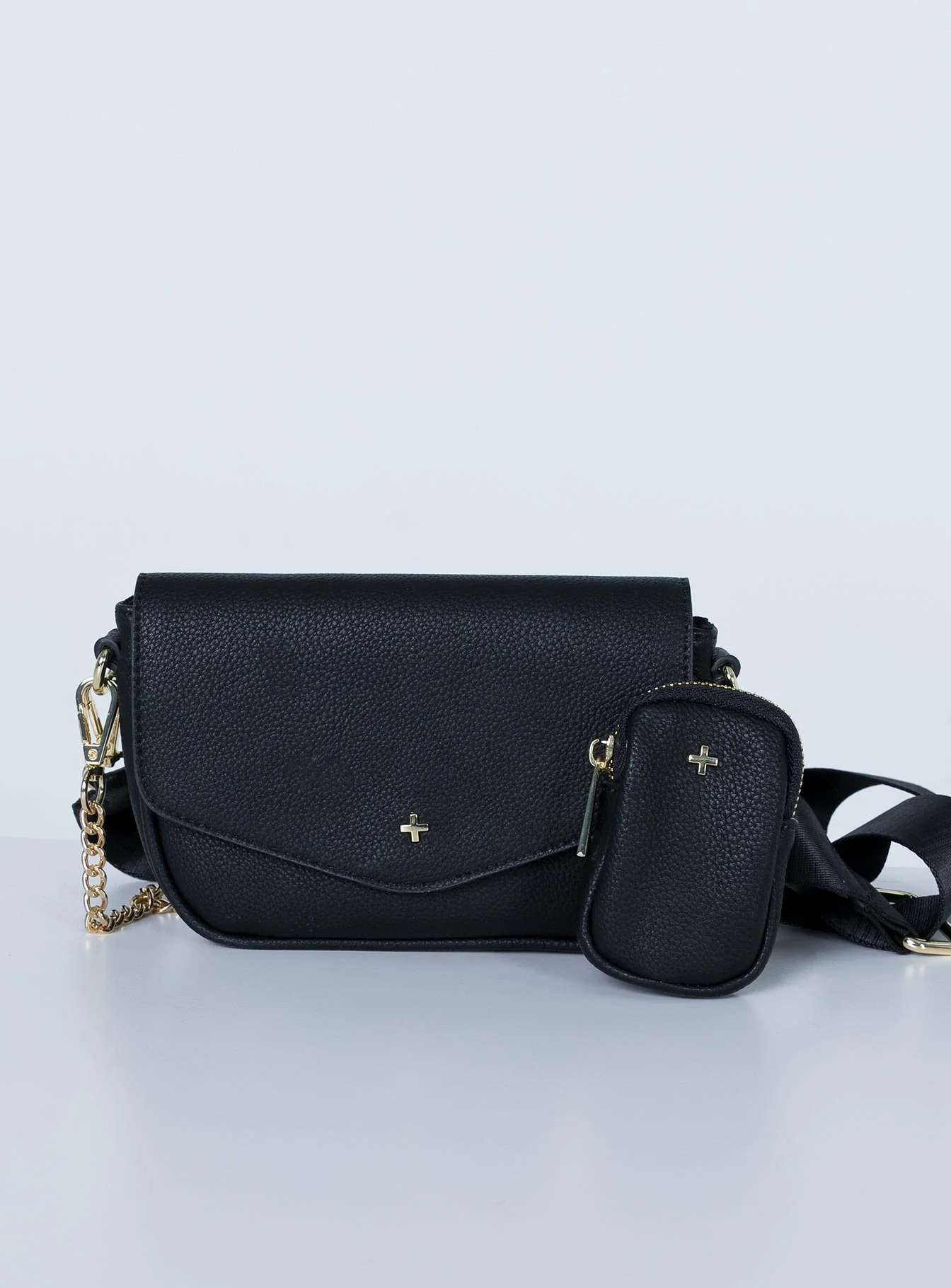 Peta & Jain Legacy Bag in Black Pebble