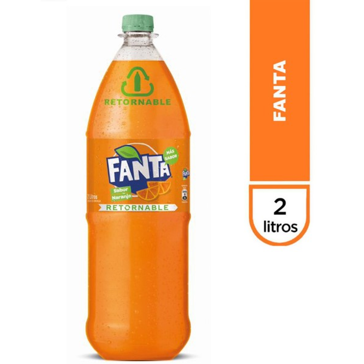 Fanta de 2 Litros retornable. | Distribuidora Megamarina